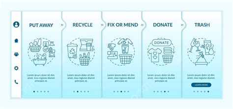 Sorting Unnecessary Things Onboarding Vector Template Clutter