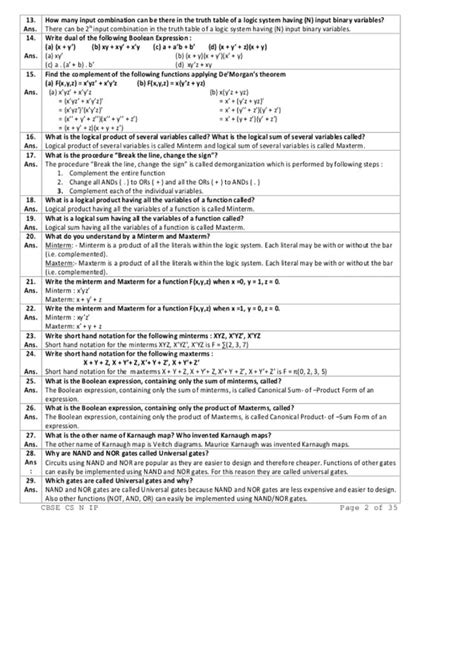 Solved Exercise Boolean Algebra Pdf