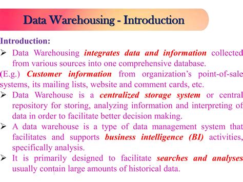 introduction to data warehouse pdf databases computer software and applications
