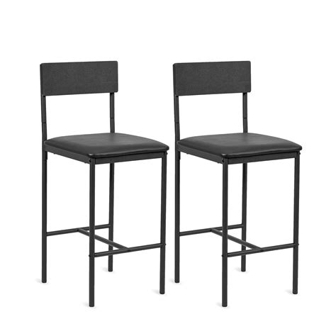 Magshion Set Of 2 Counter Height Bar Stools 255 Industrial Bar