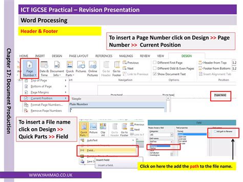 Ict Igcse Practical Revision Word Processingpdf Desktop Publishing