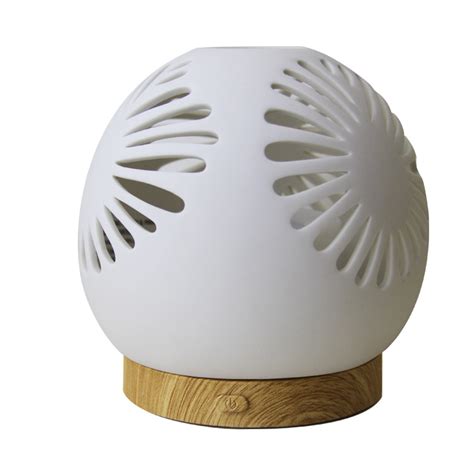 Fan Diffuser With Ceramic Cover Woodgrain Plastic Basemen With White USB Connection China Home