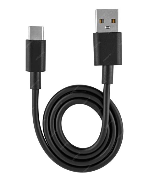 Premium Photo Usb And Typec Cable On White Background In Insulation