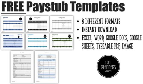 Excel Paystub Template