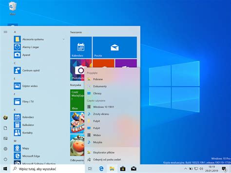 windows 10 w wersji 1903 wszystkie informacje w jednym miejscu