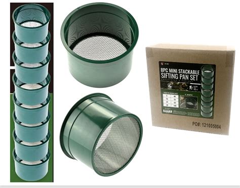 6 Inch Diameter Classifier Set 8 Piece Colorado Gold Ore