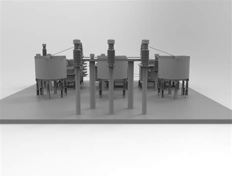 Capacitor Bank Layout 3d Model 3d Printable Cgtrader