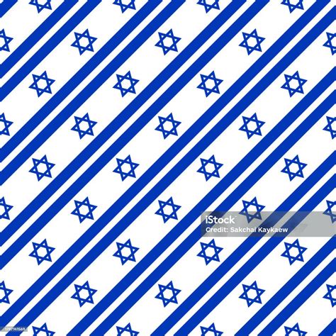 이스라엘 국기 완벽 한 패턴입니다 별 배경입니다 벡터 일러스트 레이 션 0명에 대한 스톡 벡터 아트 및 기타 이미지 0명 그래픽 프린트 기 Istock