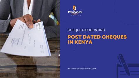 How To Best Discount Post Dated Cheques Mwananchi Credit