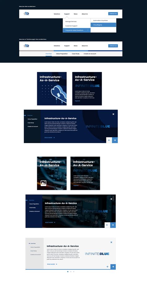 Menu Navigation Uiux Behance