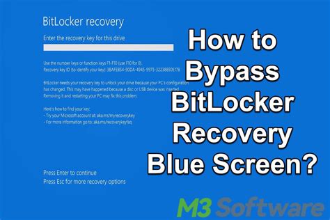 How To Bypass Bitlocker Recovery Blue Screen 7 Ways