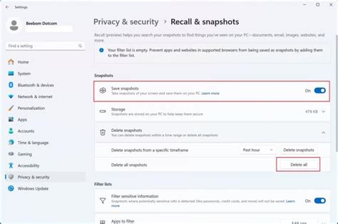 How To Disable Or Uninstall Windows Recall On Copilot Pcs Beebom
