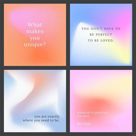 Instagram Post Vector Set Colorful Background Free Image By Rawpixel Com Nunny Web Design