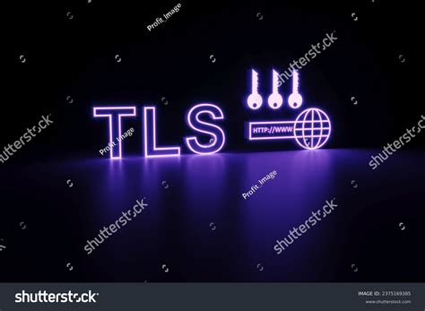 Tls Neon Concept Self Illumination Background Stock Illustration 2375169385 Shutterstock