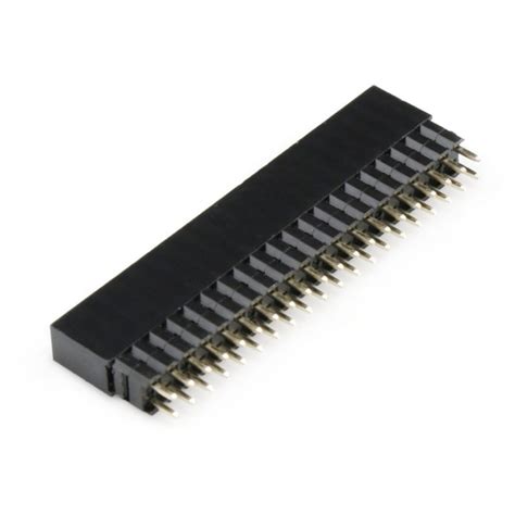 gpio header for raspberrypi a b pi 2 pi 3 pi 4 tall 2x20 female header