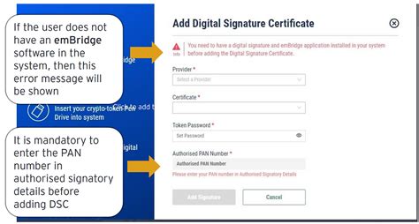 How To Add Or Register Digital Signature Certificate On Nsws Website Digital Signature