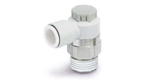 As2201fg 01 06a Smc As2 Series Threaded Pneumatic Silencer And Exhaust Restrictor Function