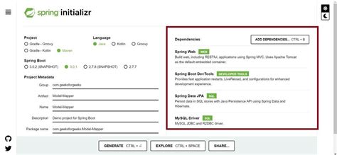 Java Spring Boot Mapping