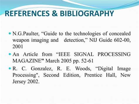 Concealed Weapon Detection Using Digital Image Processing Pptx Cameras And Camcorders