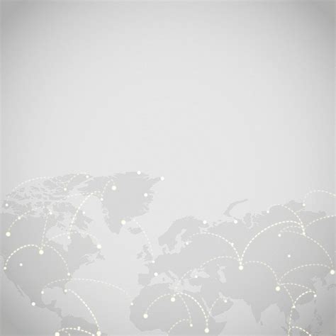 Worldwide Connection Gray Background Illustration Premium Vector