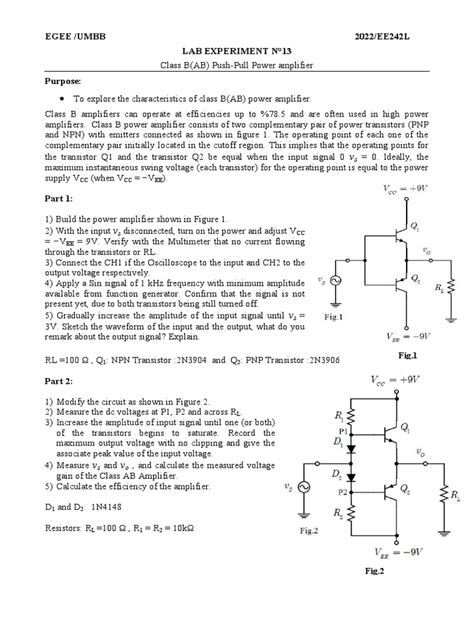 Lab13 Power Amplifier Pdf
