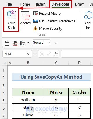 How To Save A Copy As XLSX Using Excel VBA Suitable Ways