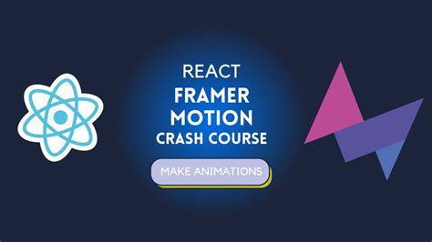 React Animations React Framer Motion Crash Course Youtube
