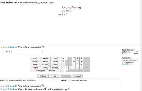 Solved 4 Problem 26 Consider Three Vectors A B And C Chegg Com