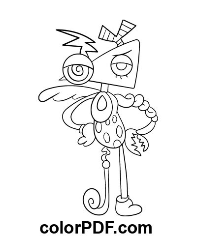 New Zooble Amazing Digital Circus Coloring Pages And Books In Pdf