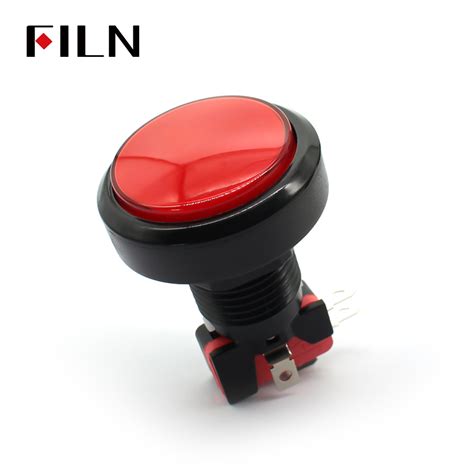 Button Arcade FILN Button Arcade MM Red Illuminated Arcade Button