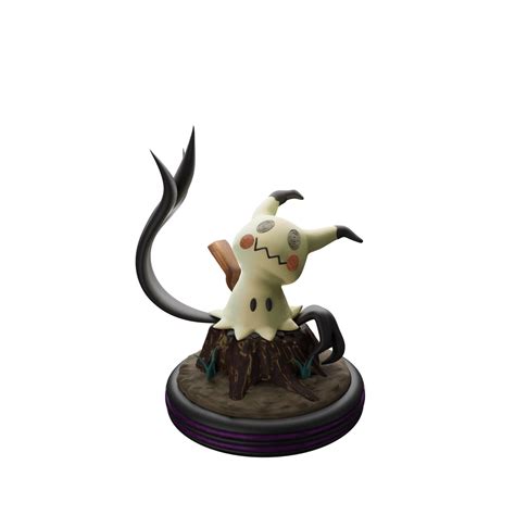 Stl File Mimikyu Pokemon Statue・3d Print Model To Download・cults
