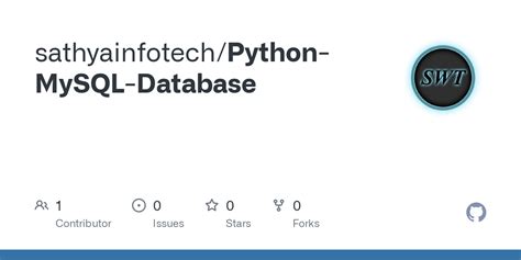 Github Sathyainfotech Python Mysql Database