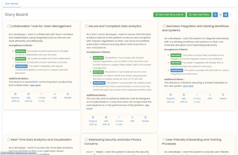 Product Codebook Create User Stories Refine Features And Visualize