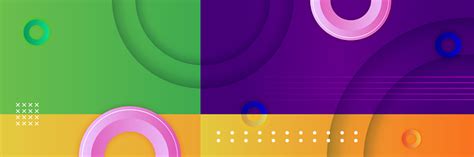 현대 다채로운 추상 웹 배너 배경 창조적 인 디자인 사각형 삼각형 원 하프톤 및 점이있는 배너 디자인 벡터 추상 그래픽 디자인 배너 패턴 배경 템플릿 0명에 대한 스톡 벡터