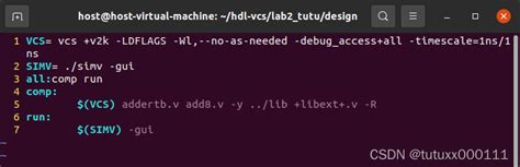 Vcs学习笔记(四) Makefile基本编译 2 Vcs Libext Csdn博客 Vcs学习笔记(四) Makefile基本编译 2 Vcs Libext Csdn博客