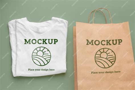 생태 티셔츠 포장 프로토 타입 프리미엄 Psd 파일 생태 티셔츠 포장 프로토 타입 프리미엄 Psd 파일