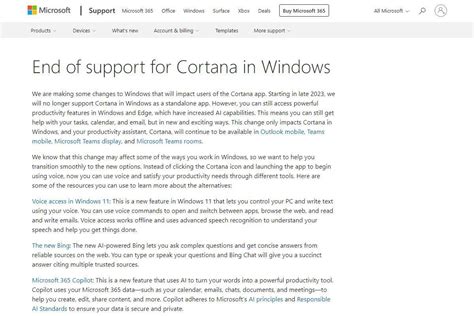 Microsoft、WindowsにおいてCortanaサポート終了を発表 - 代替機能は？ | TECH+（テックプラス）