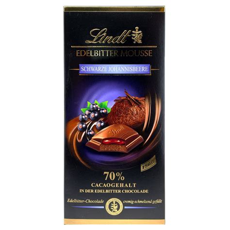 شکلات تخته ای تلخ 70 درصد توت سیاه پرمیوم لینت Lindt 150 گرمی
