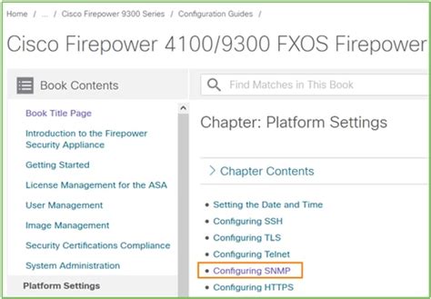 Configure Snmp On Firepower Ngfw Appliances Cisco