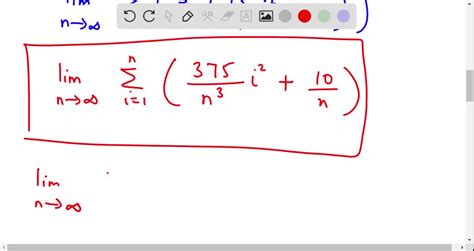 solved the limit of the riemann sum lim n n n with the limits of