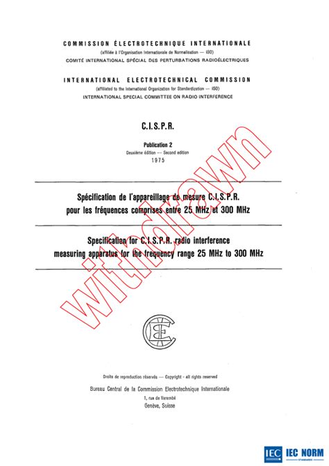 Cispr 21975 Pdf Iec Norm Store