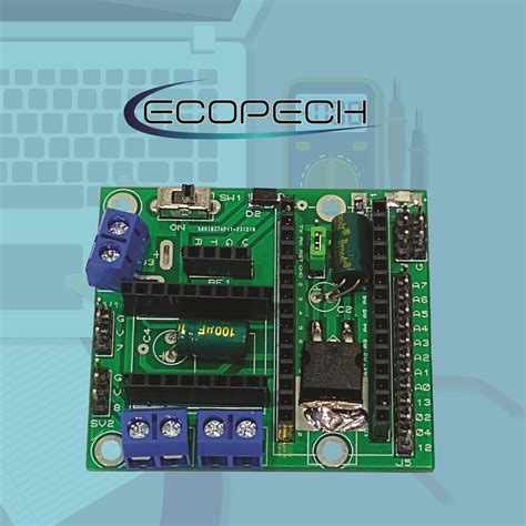 shield velocista arduino tb6612fng ecopech