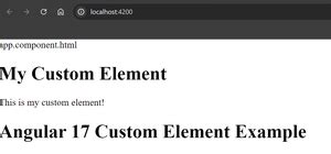 Custom Element In Angular GeeksforGeeks