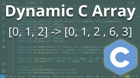 creating a dynamic array in c a step by step guide youtube