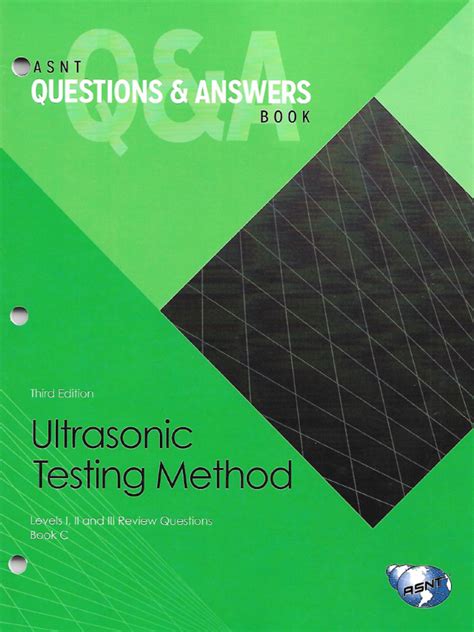 ultrasonic testing method qa min pdf