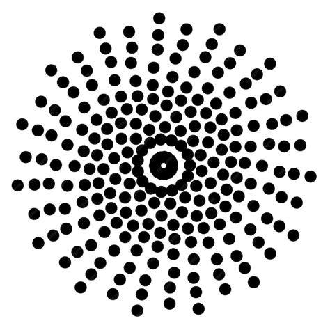 Premium Vector Circular Ornamental Shape Interlocking Dots