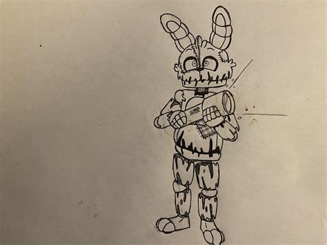 Decided To Try My Hand At Drawing Plushtrap And I Think It Turned Out Pretty Good R