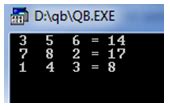Two Dimensional Array In QBASIC Computer For SEE And NEB