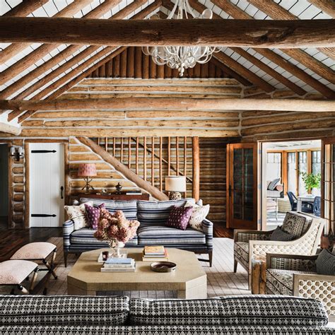 Log Cabin Interior Decorating Photos Cabinets Matttroy