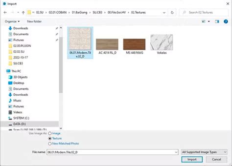 Textures Scenes Style SketchUp Study Design